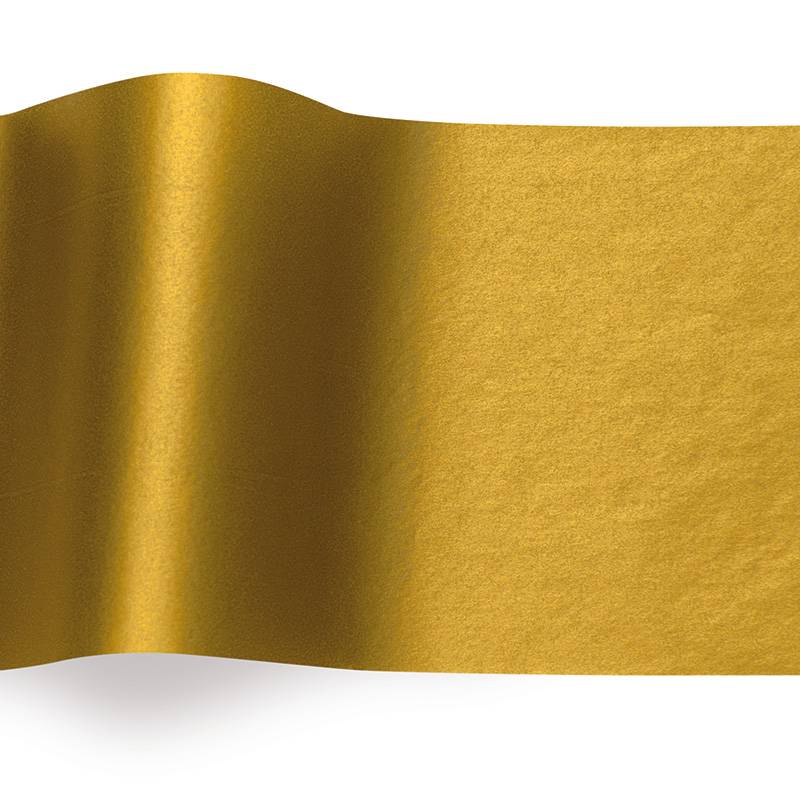 Metallic Gold (1 sided) Tissue Paper 20x30 | 200 Sheets Wholesale