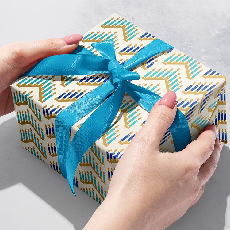The Packaging Source | Wholesale Gift Wrap | Modern Hanukkah Gift Wrap ...