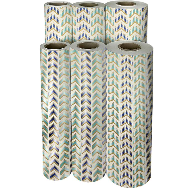 The Packaging Source | Wholesale Gift Wrap | Modern Hanukkah Gift Wrap ...