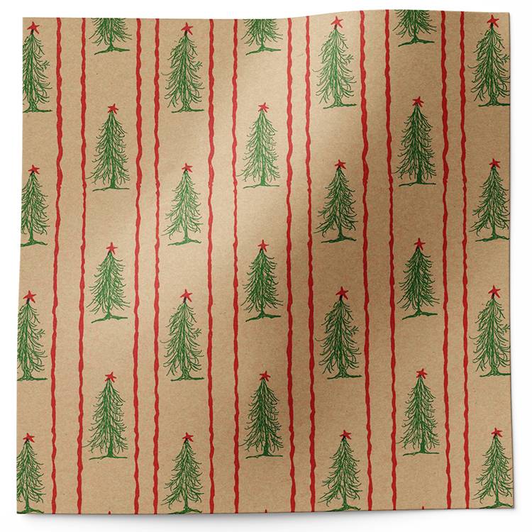 Tree Farm on Kraft Tissue Paper 20x30 | 240 Sheets Wholesale